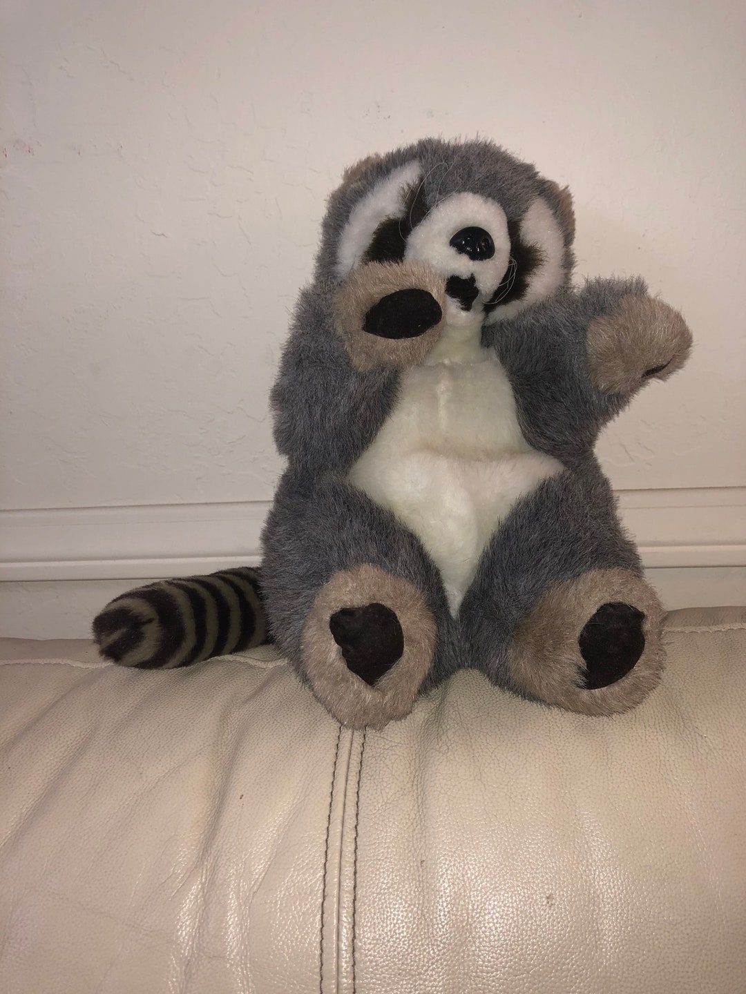 Wild Big Racoon Full Body Hand Puppet Stuffed Stage Toy Gift for Kid - Etsy