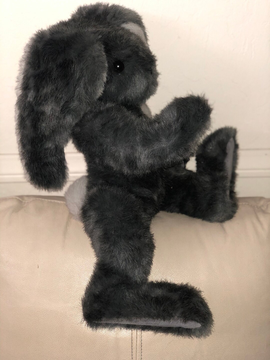 Vintage From 1989 Standing Stuffed Hare Animal Plush Toy Jointed ...