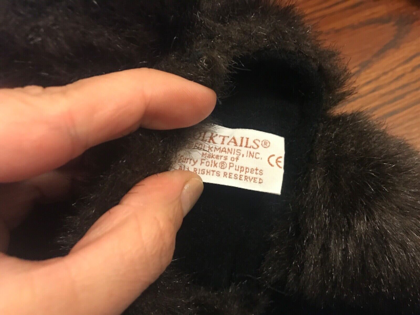 Folkmanis Puppet Sea Otter Pretend and Play Plush Fluffy Stuffed Full ...