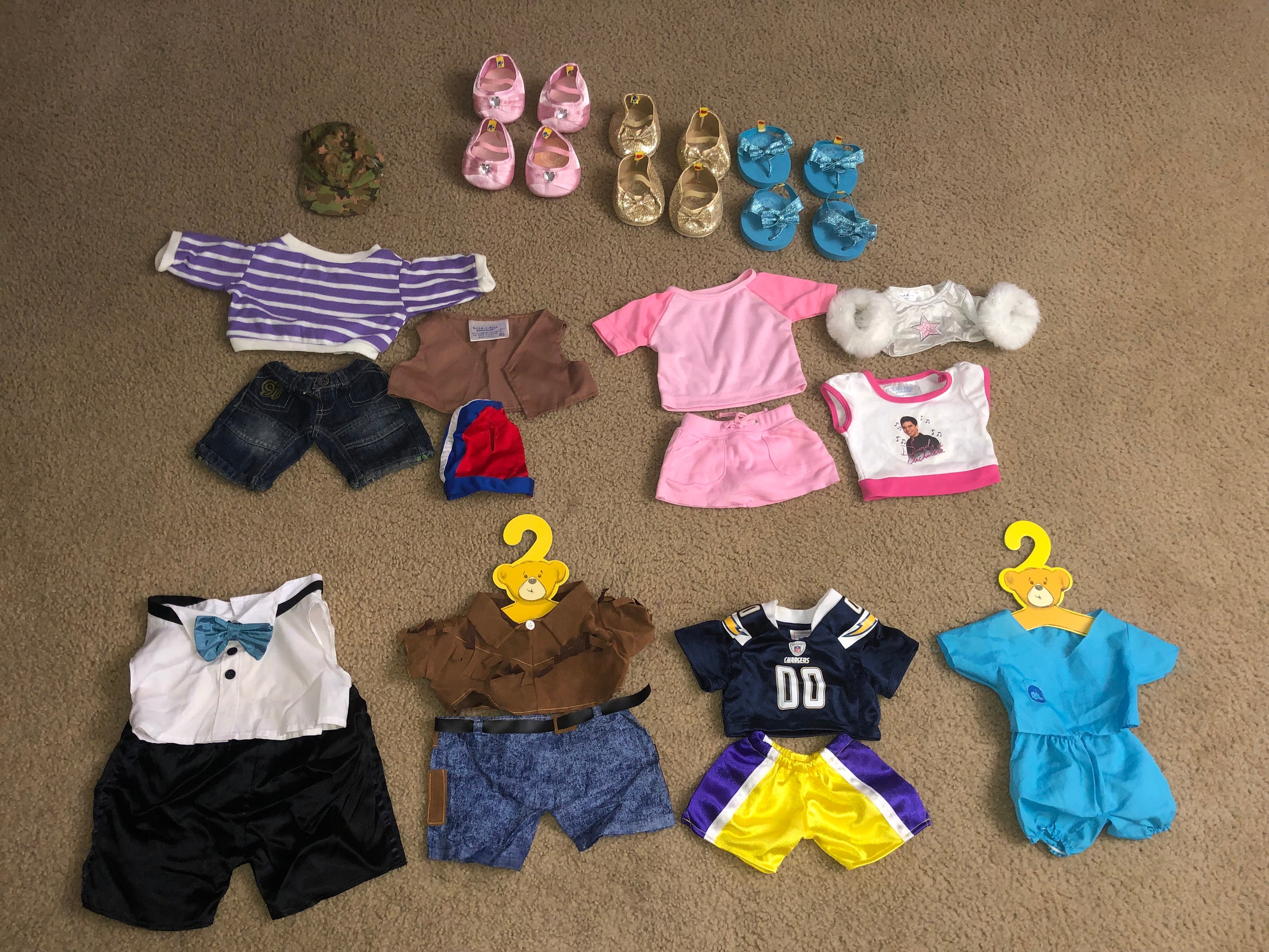 Lots of Outfits Build a Bear Workshop Suit Set, Sports Jacket, Skirt ...