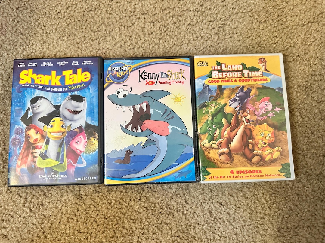 Lot 3 Kids Dvds Discovery Kids Kenny the Shark Vol 1 Feeding Frenzy ...