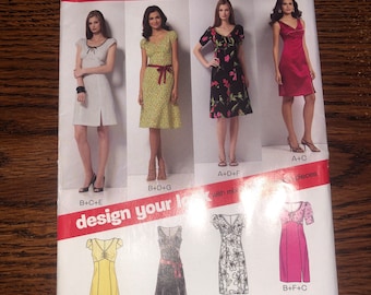 Mccalls 7119 Misses Wrap Summer Dresses Sundress Lengths Variations ...