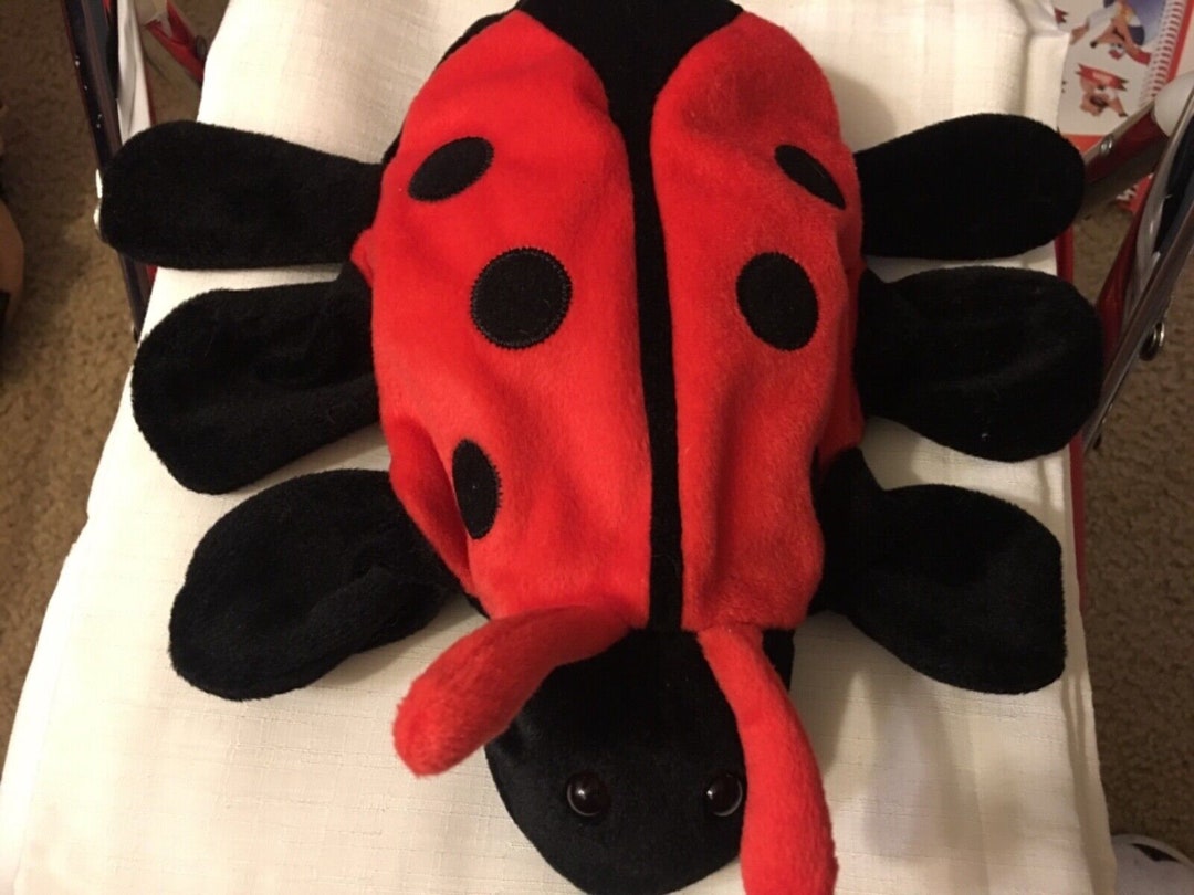 Ladybug Insect Full Body Hand Puppet Plush Stuffed Animal Toy Gift for ...