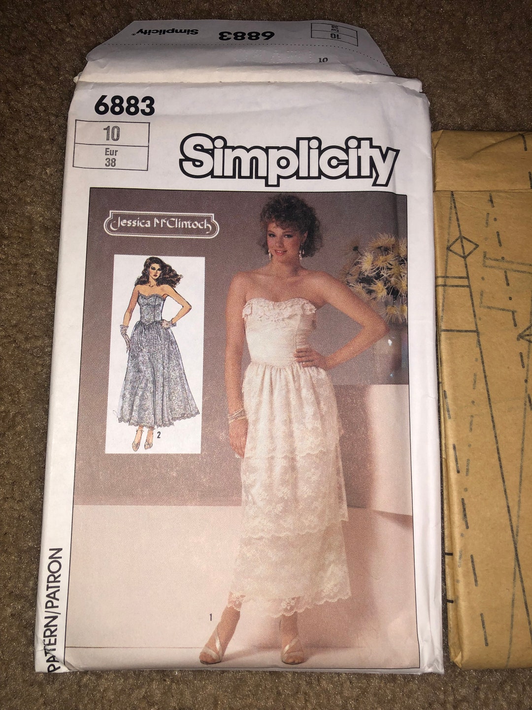 Simplicity 6883 Misses Lined Wedding Formal Prom Evening Special ...