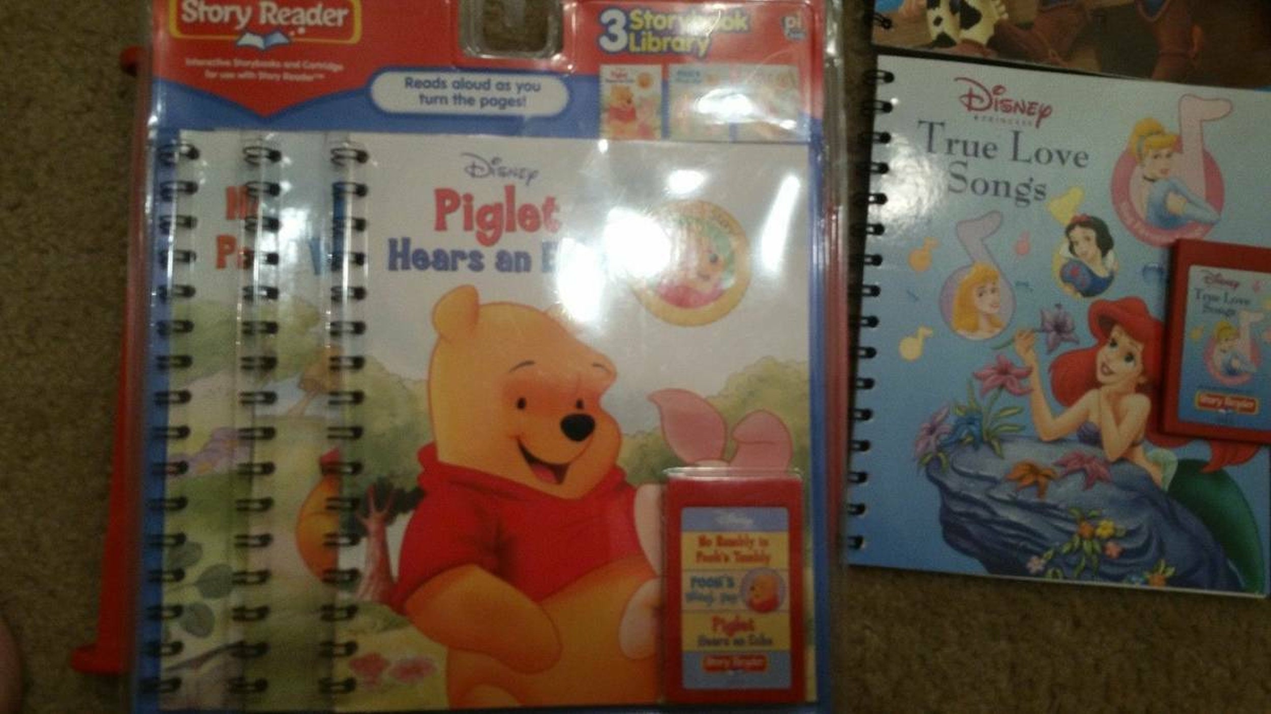 Teach You Kids to Read Lot of Story Reader With 7 Books and Cartridges ...