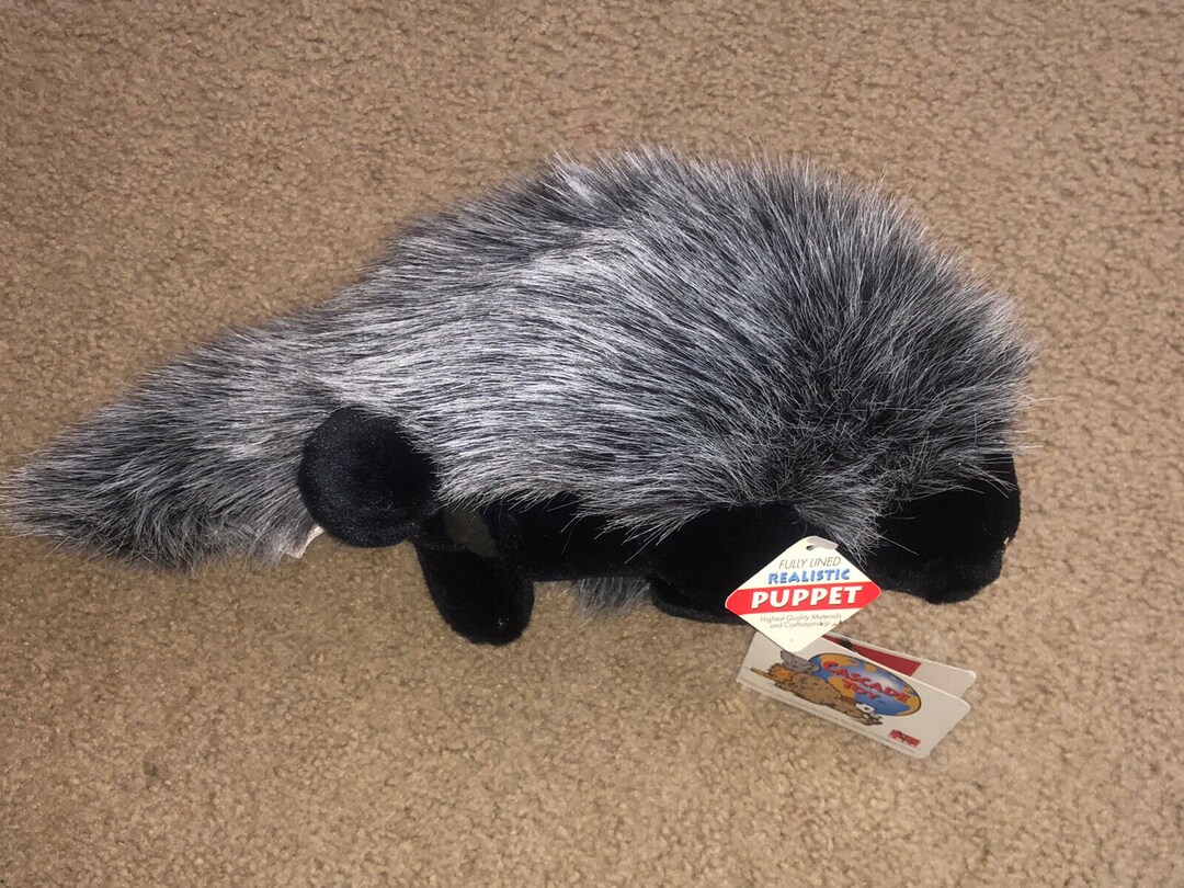 Porcupine Full Body Hand Puppet Plush Stuffed Animal Toy 14" Long ...
