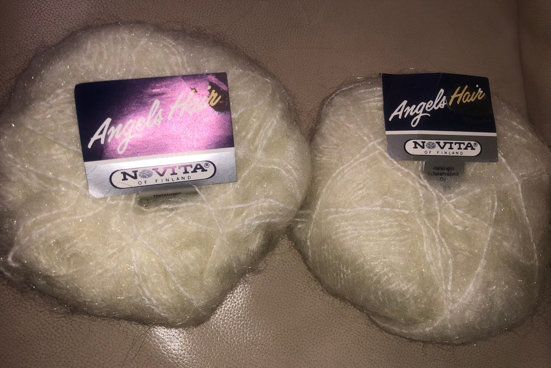 Destash Lot of 2 Angels Hair Novita of Finland Designers Knitting Yarn ...
