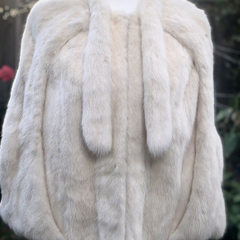 White Mink Fur - Etsy