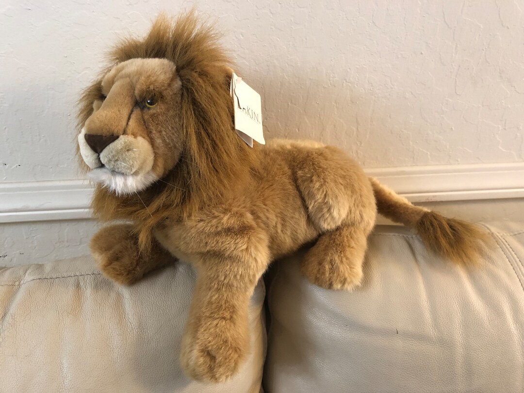 Dakin Huggables 15" Leia the Lion Realistic Looking Stuffed Plush ...
