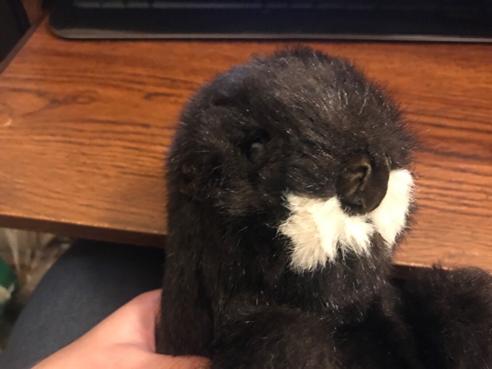 Folkmanis Puppet Sea Otter Pretend and Play Plush Fluffy Stuffed Full ...