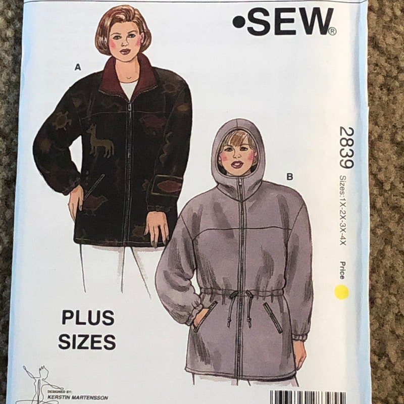 Plus Size Jacket Pattern - Etsy