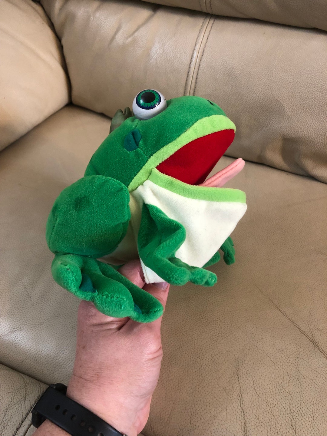 Fran-swa the Frog Prince Moving Eyeball Googly Eyes Full Body Animation ...