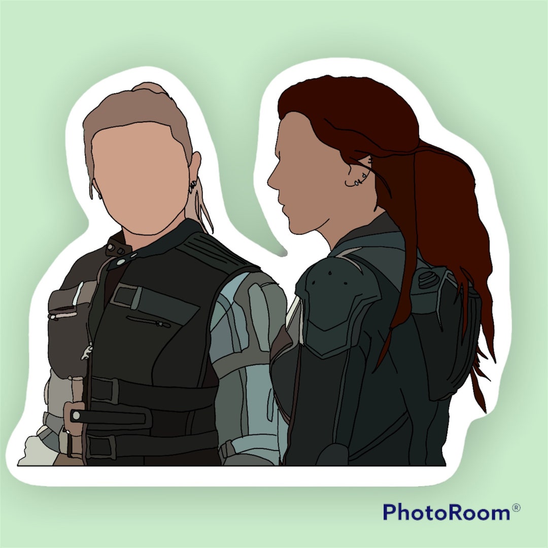 Yelena and Natasha Sticker Sticker Sticker for Hydro Flasks - Etsy