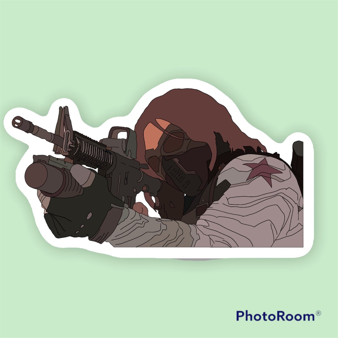 Winter Soldier Sticker Sticker Sticker for Hydro Flasks - Etsy