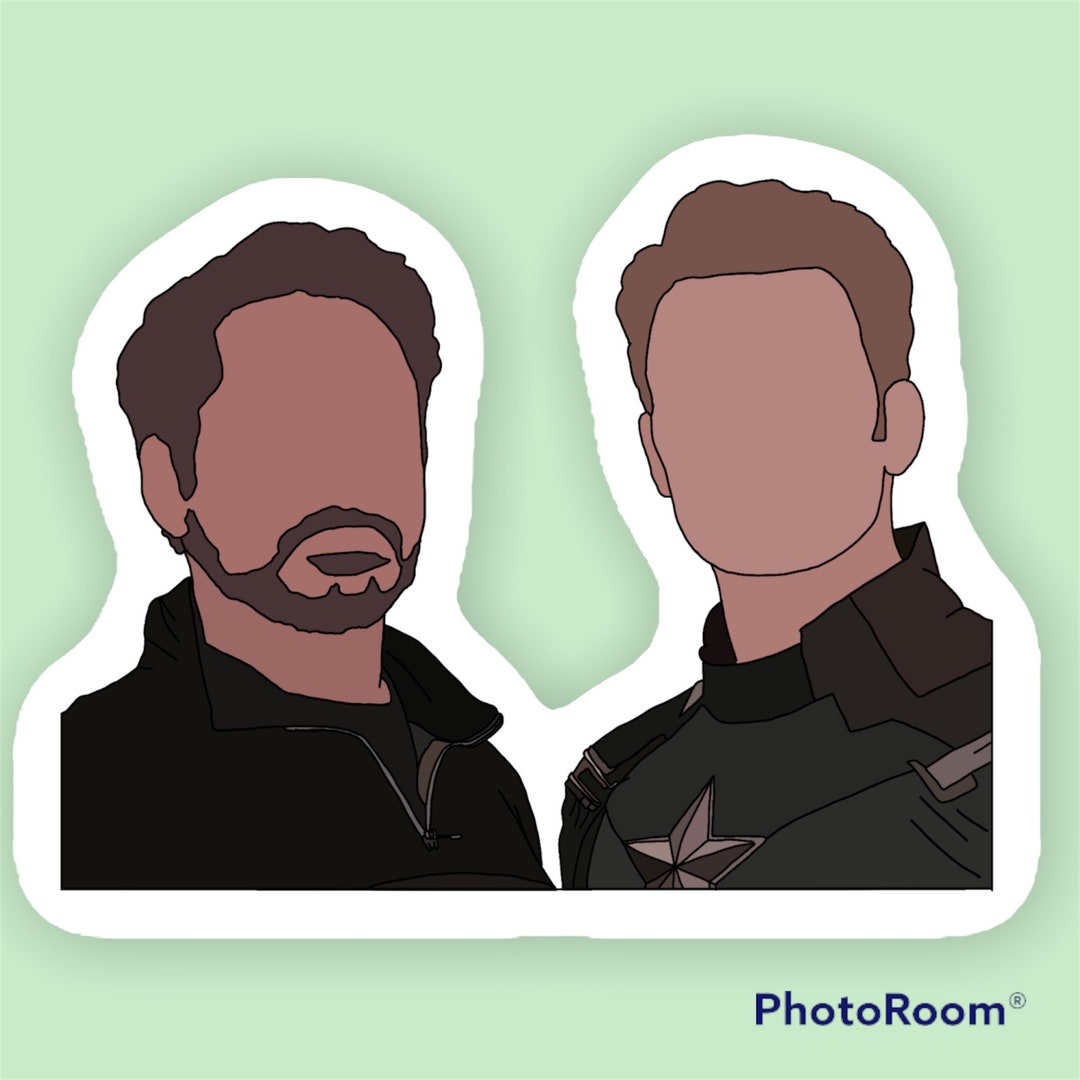 Tony& Steve Sticker- Sticker, Sticker for Hydro Flasks, Laptop Sticker ...