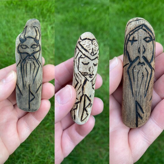 Norse Gods & Goddesses Pocket Totems | Etsy