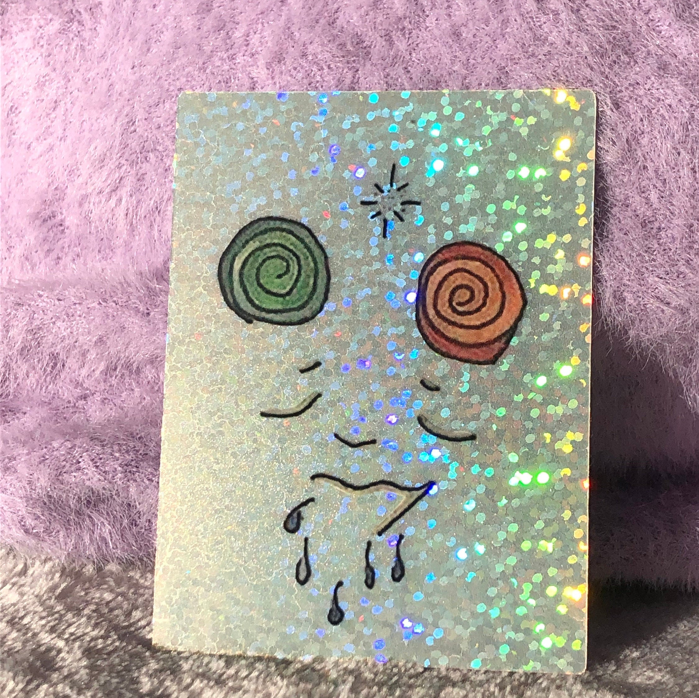 Spiral Drool Sticker - Etsy