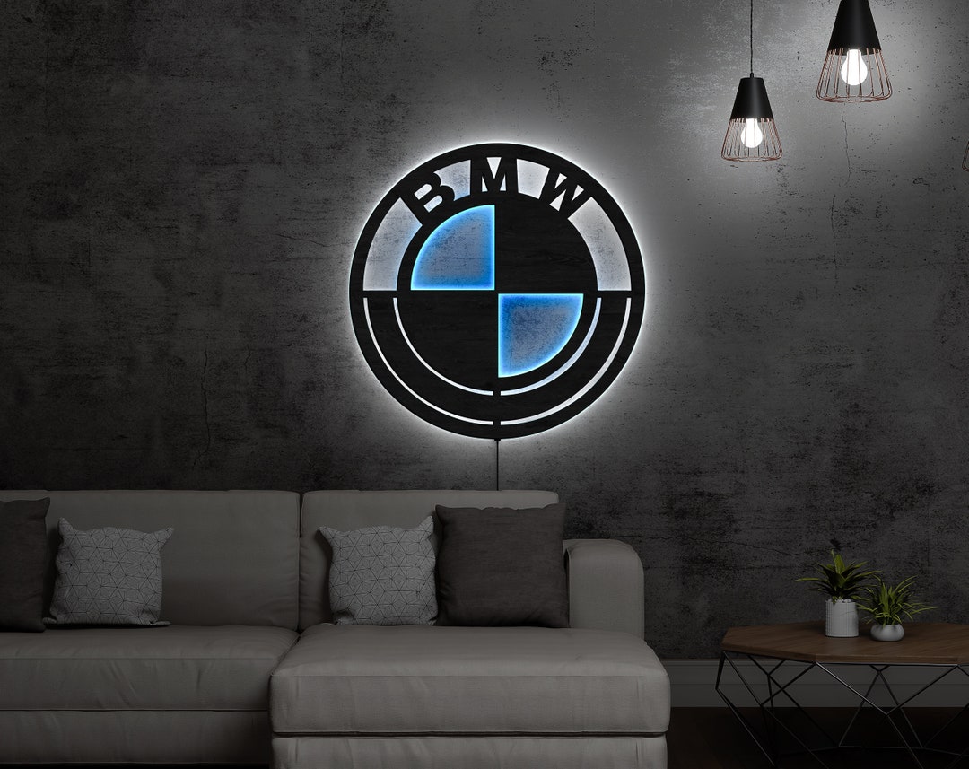 BMW Logo Neon Sign BMW Neon Sign BMW Led Sign Bmw Lamp Bmw - Etsy