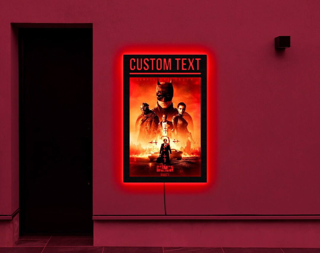 Custom Led Light Box Poster, Movie Poster Frame, Movie Poster Light Box ...