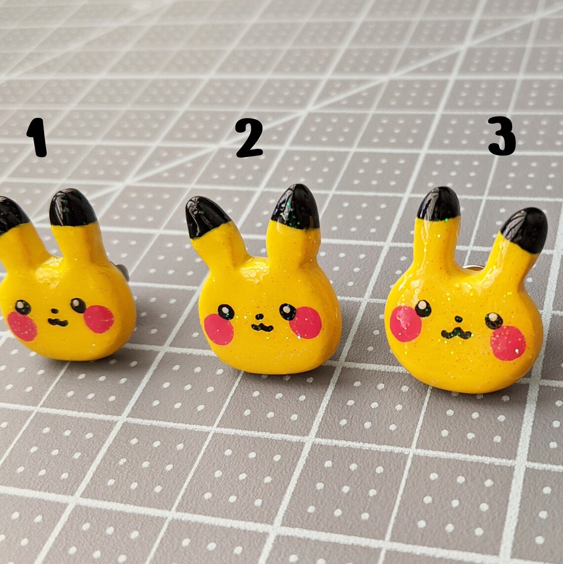 Pikachu Glitzer Pokemon Fimo Pin | Etsy
