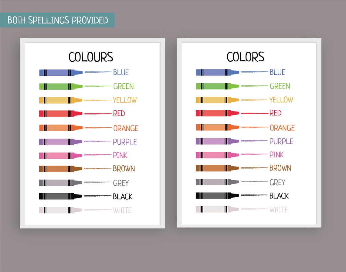 Set of 9 Educational Preschool Print Posters Classroom Decor - Etsy