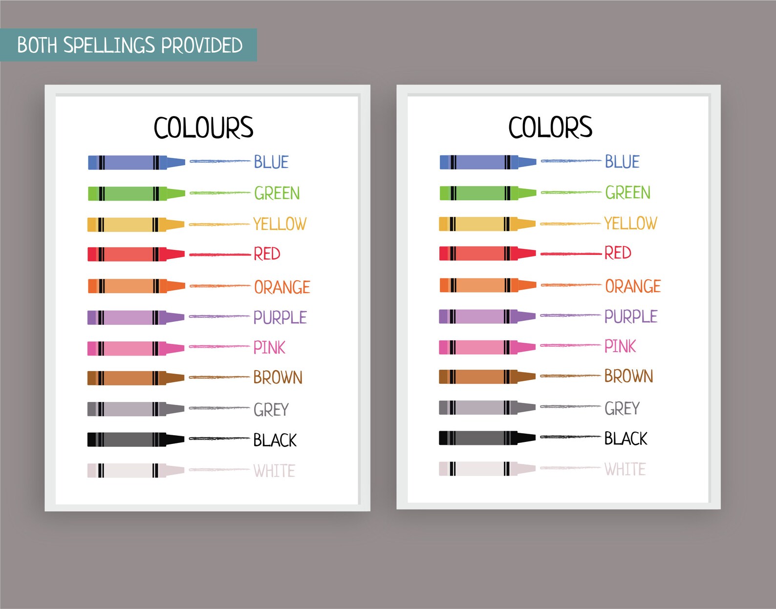 Set of 9 Educational Preschool Print Posters Classroom Decor - Etsy