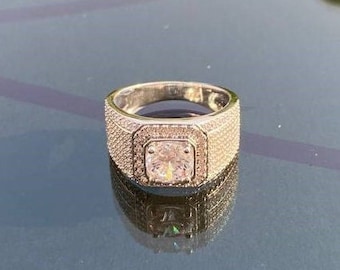 Gold Bulky Men Ring - Etsy