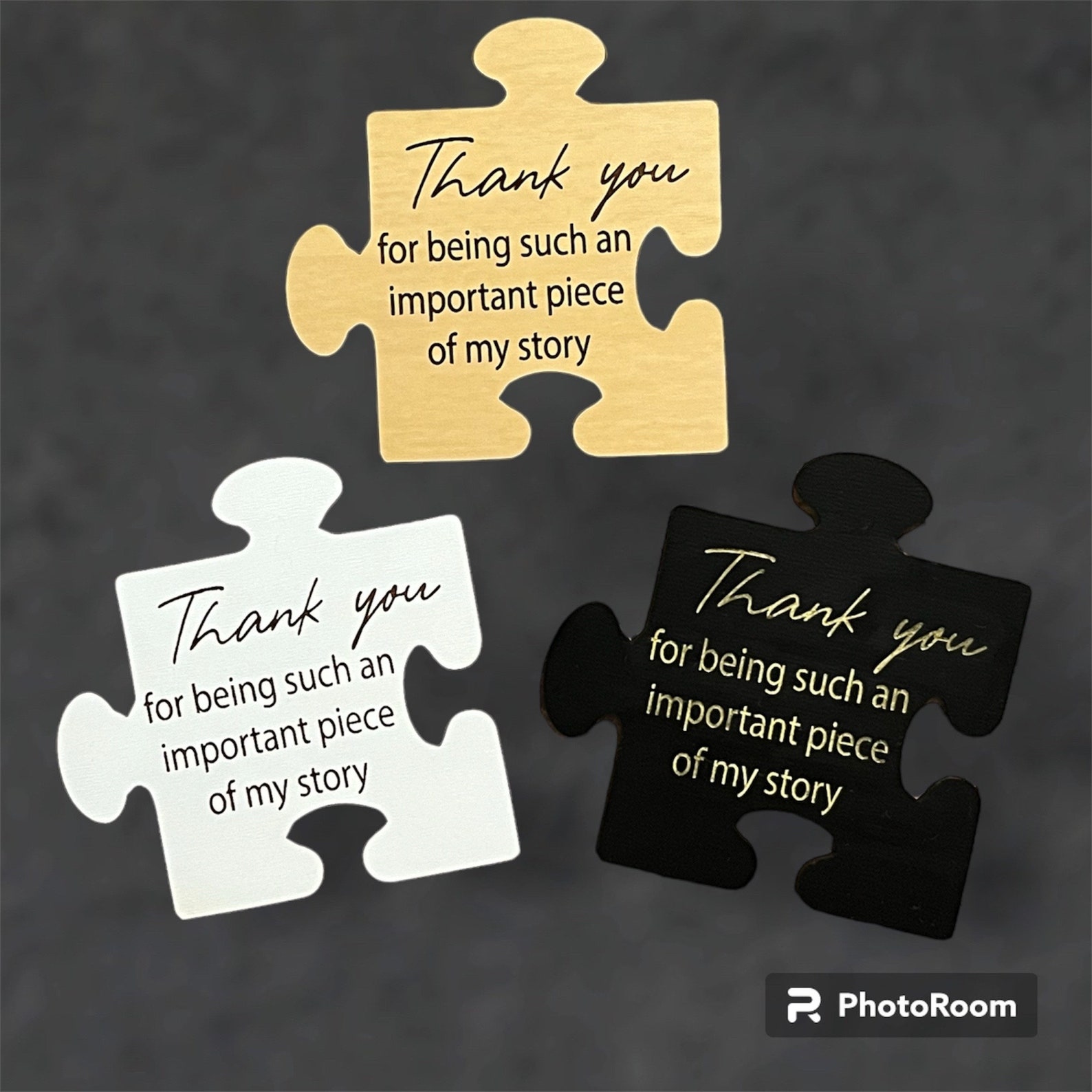 Thank You Puzzle Piece- Thank You Gift- Say Thanks in a Unique Way - Etsy