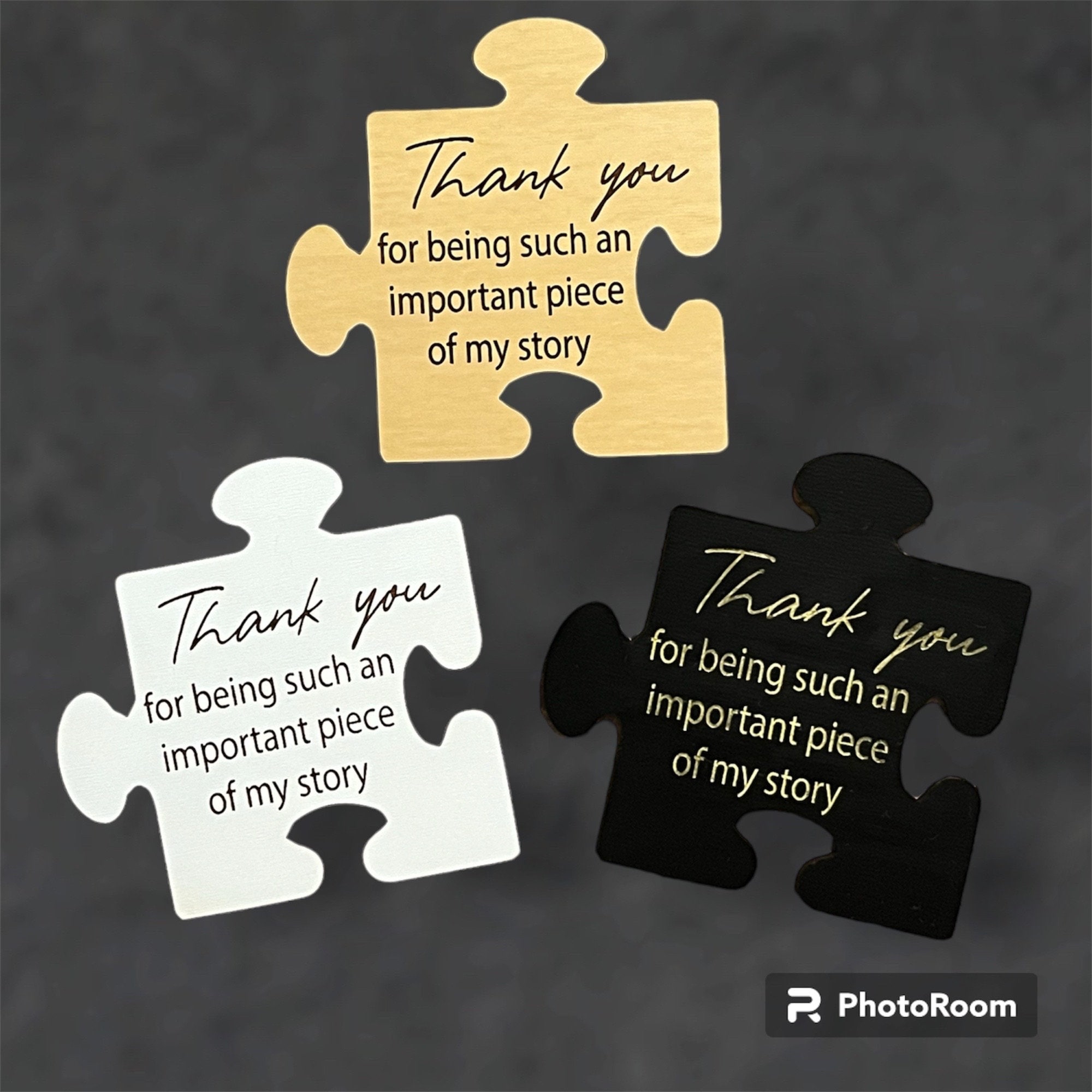 Thank You Puzzle Piece- Thank You Gift- Say Thanks in a Unique Way - Etsy