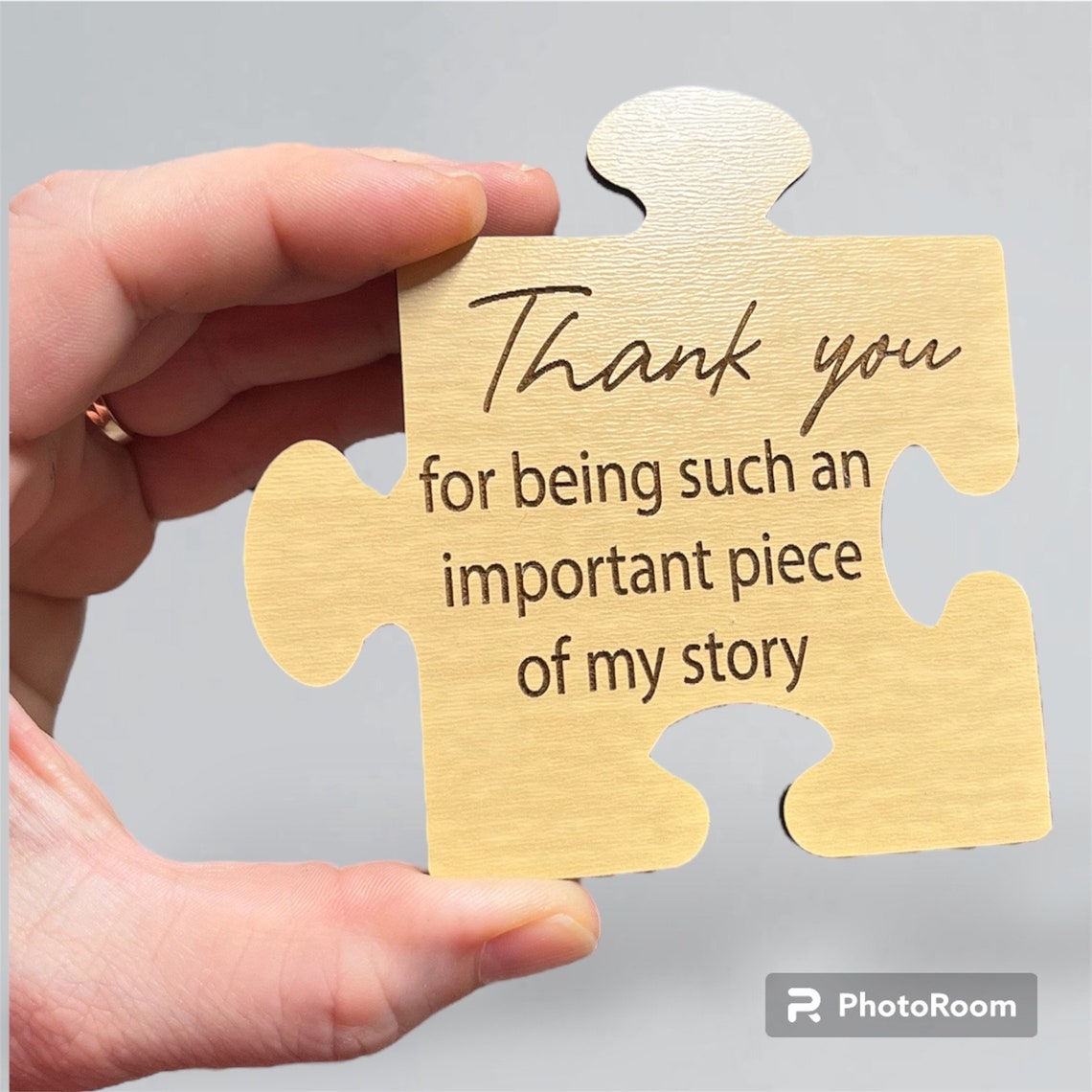 Thank You Puzzle Piece- Thank You Gift- Say Thanks in a Unique Way - Etsy