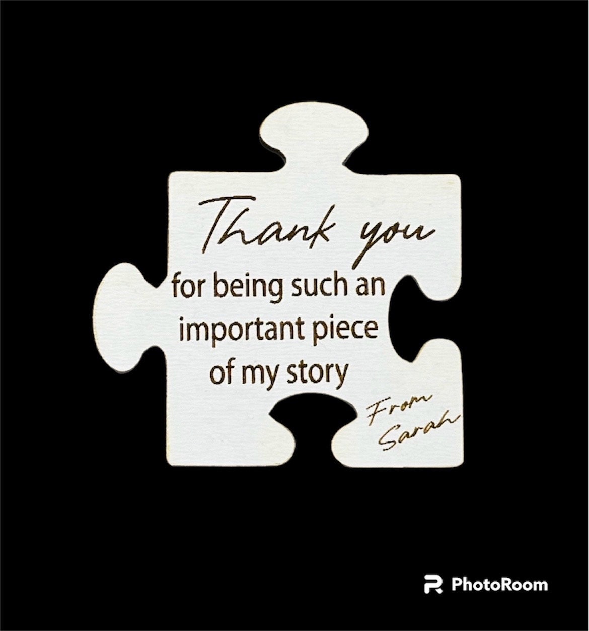 Thank You Puzzle Piece- Thank You Gift- Say Thanks in a Unique Way - Etsy