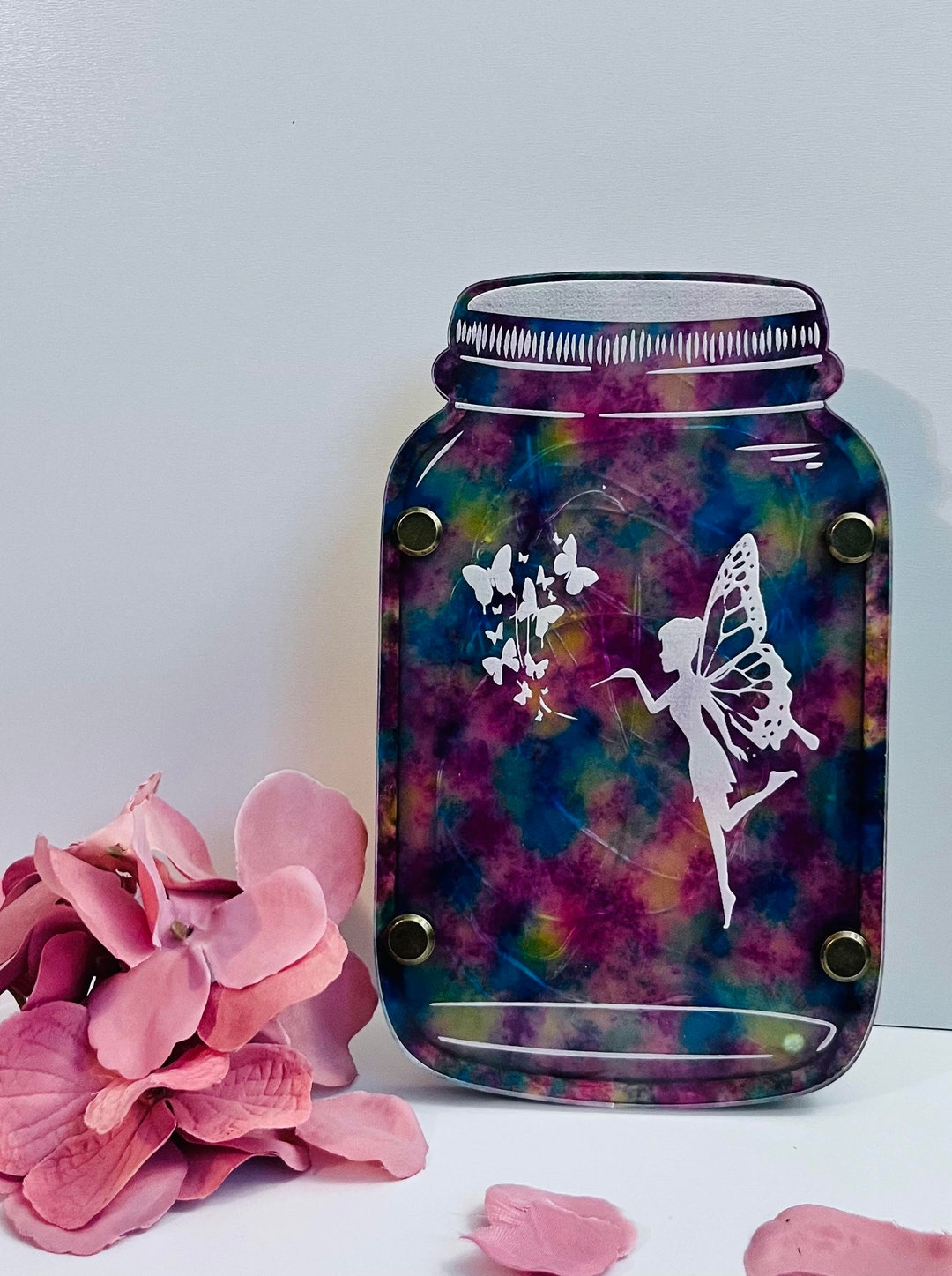 Light up Mason Jar Shelf Sitter- Fairy- Night Light-fairy Lights - Etsy