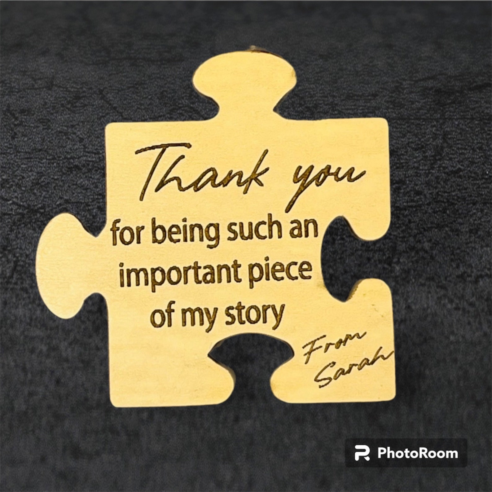 Thank You Puzzle Piece- Thank You Gift- Say Thanks in a Unique Way - Etsy
