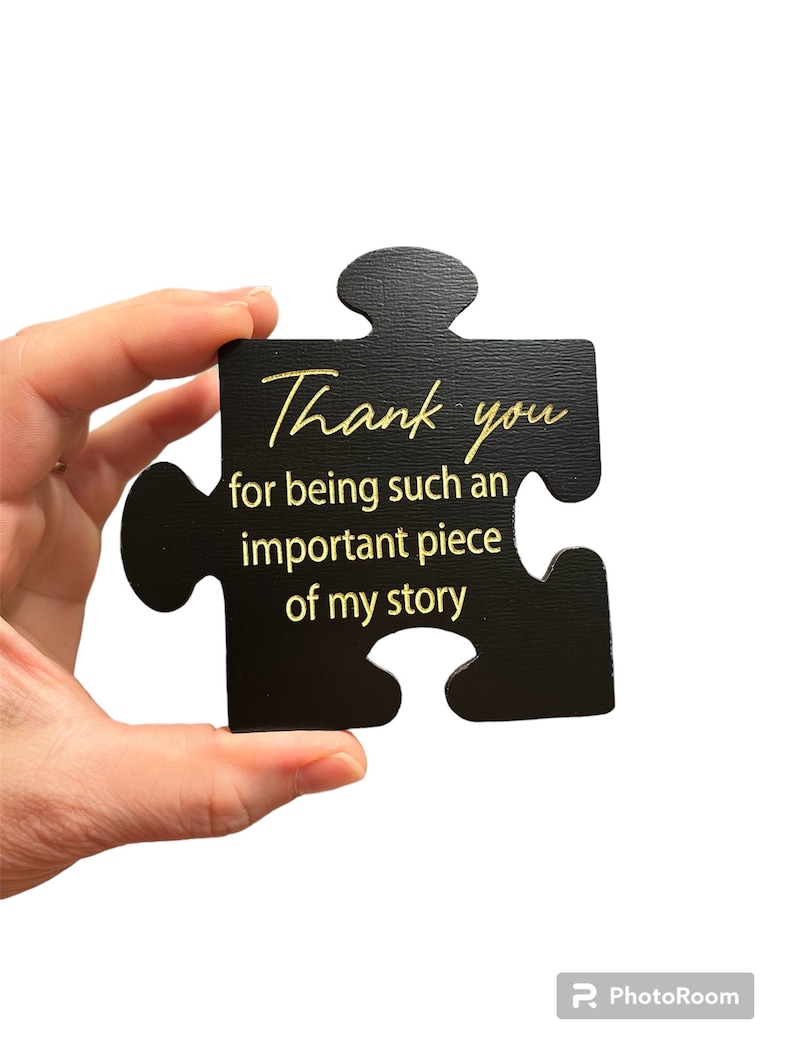 Thank You Puzzle Piece- Thank You Gift- Say Thanks in a Unique Way - Etsy