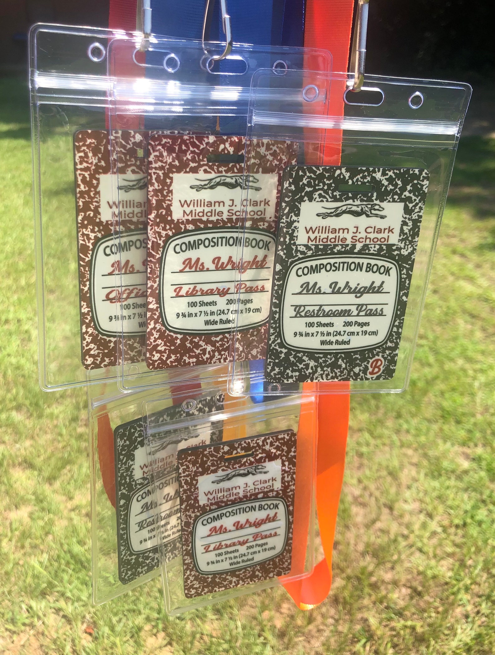 Student Hall Passes/classroom Hall Passes/hall Pass Lanyards/gift for ...