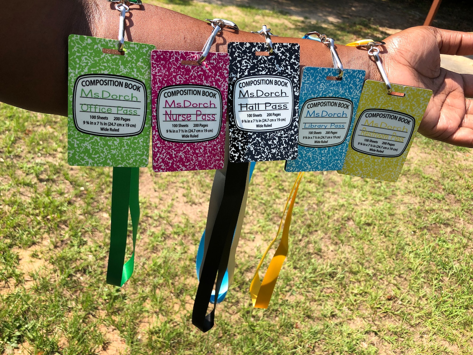 Student Hall Passes/classroom Hall Passes/hall Pass Lanyards/gift for ...