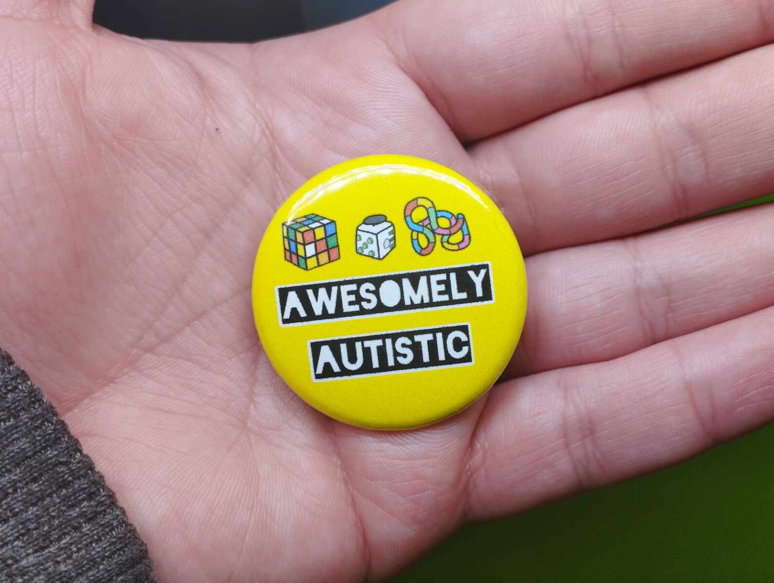 Autism Awareness Badges Autism Neurodiverse Autistic Pins Disability ...
