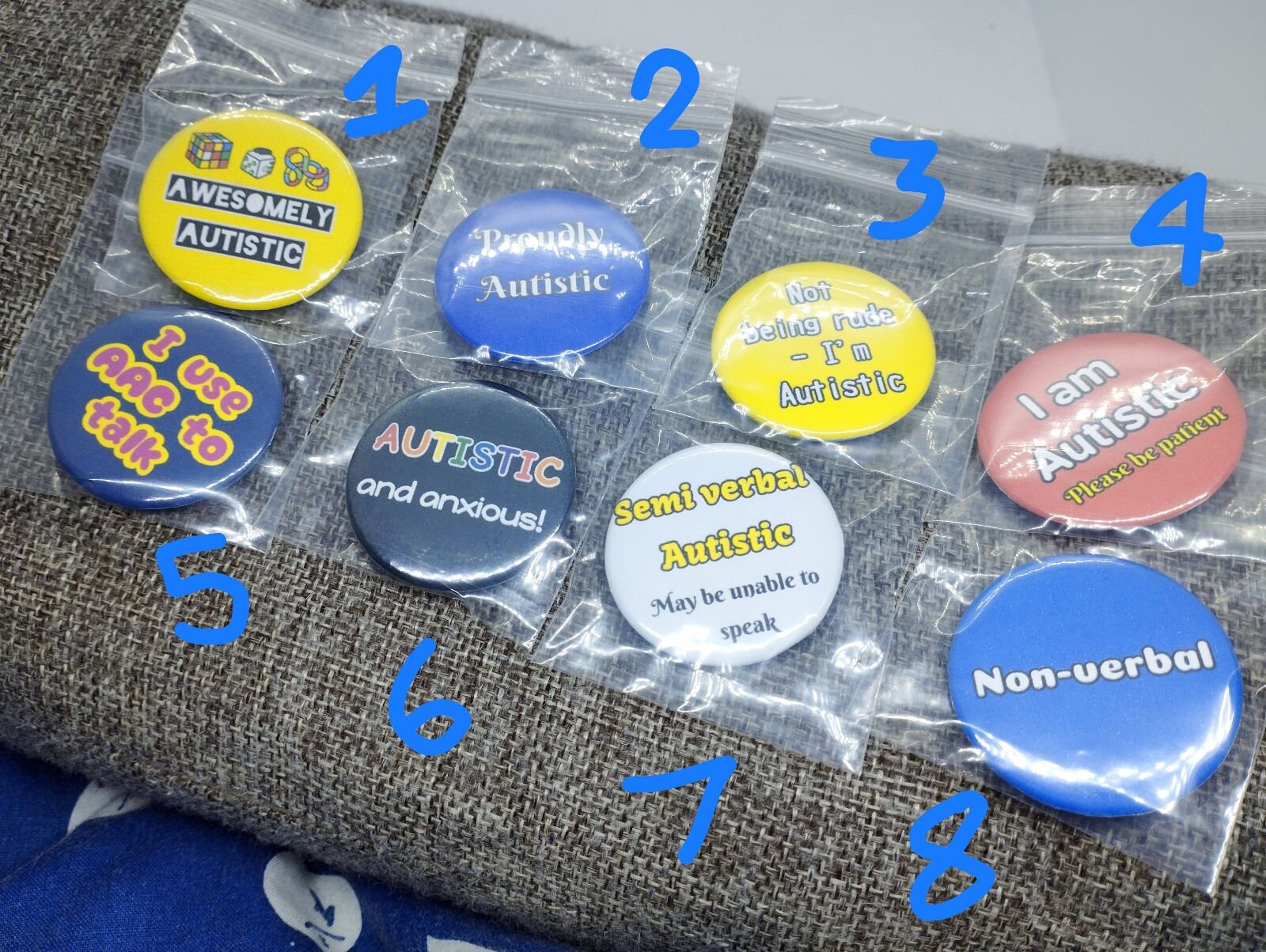 Autism Awareness Badges Autism Neurodiverse Autistic - Etsy