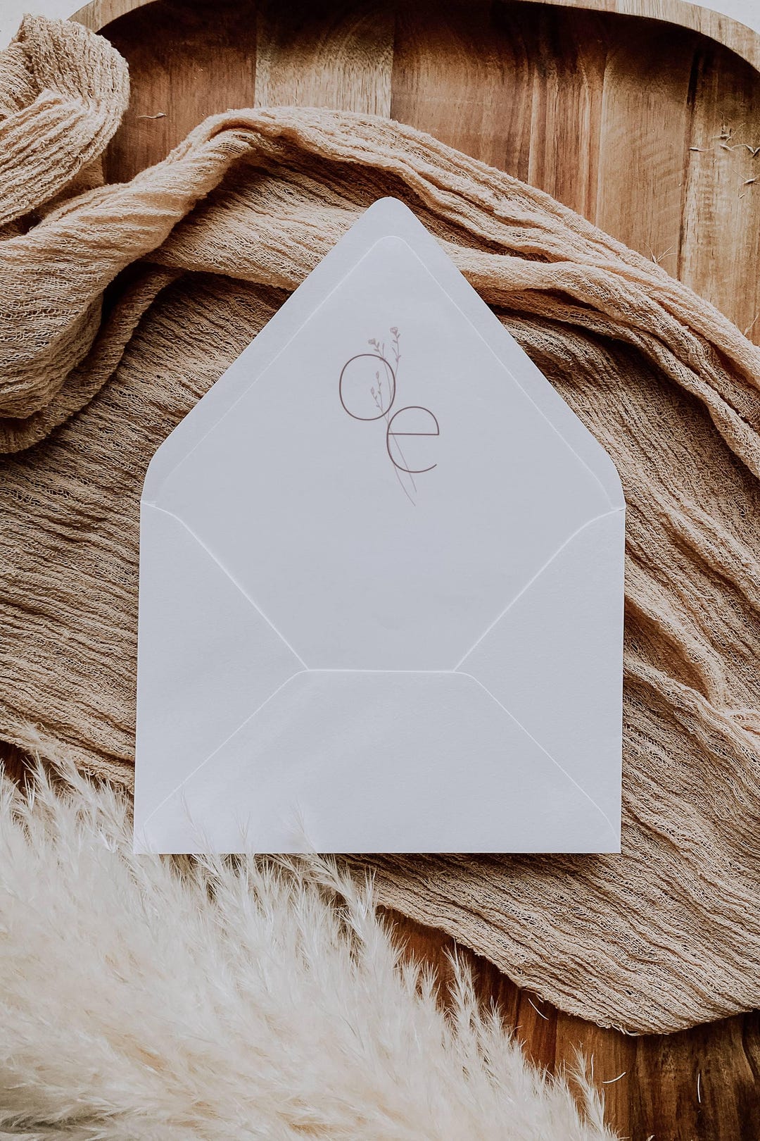 Wedding Envelope Liner | Canva Envelope Liner | Editable Template ...