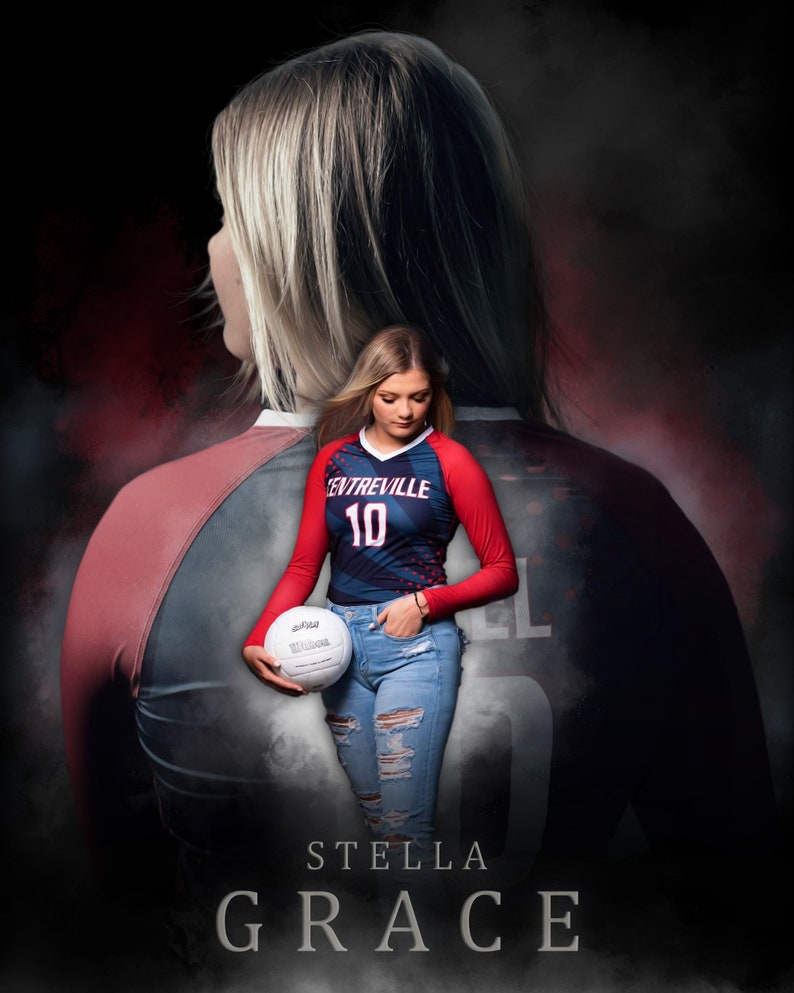 Varsity Sports Banner Template - Etsy