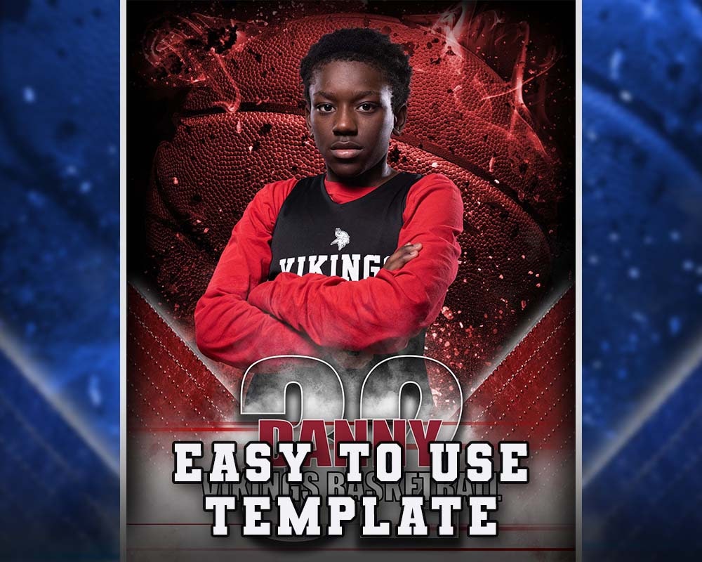 Basketball Banner Template - Etsy