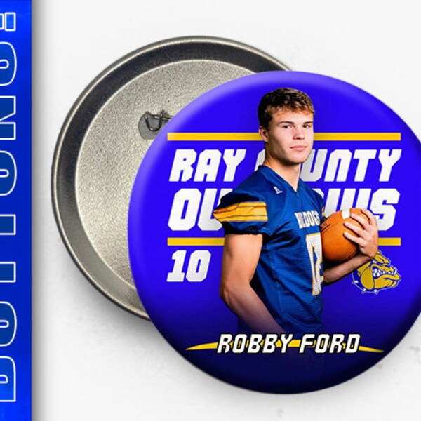 Sports Button - Etsy