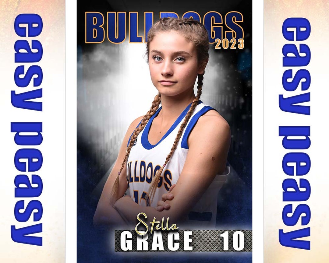 Varsity Sports Banner Template - Etsy