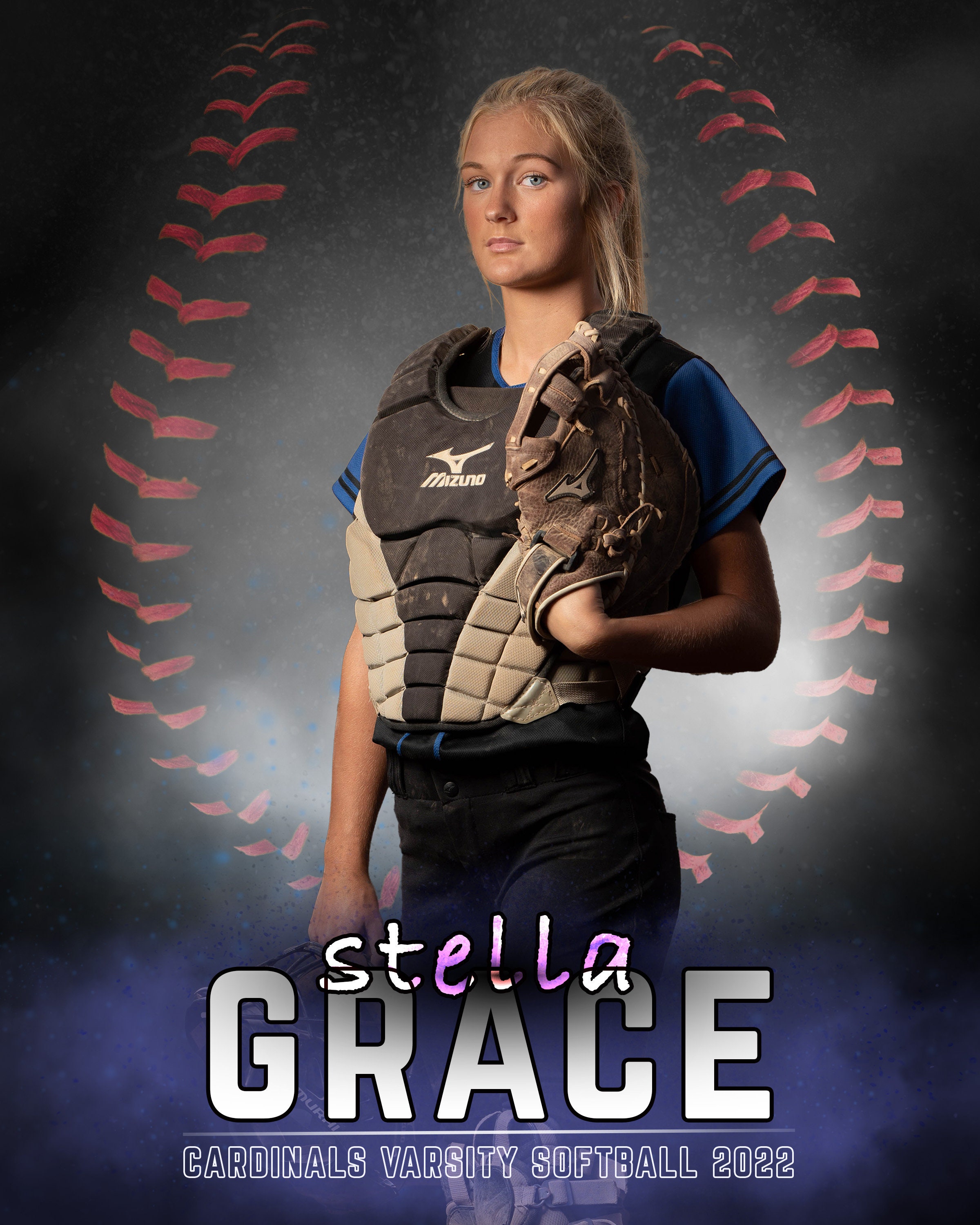 Varsity Softball Banner Template - Etsy