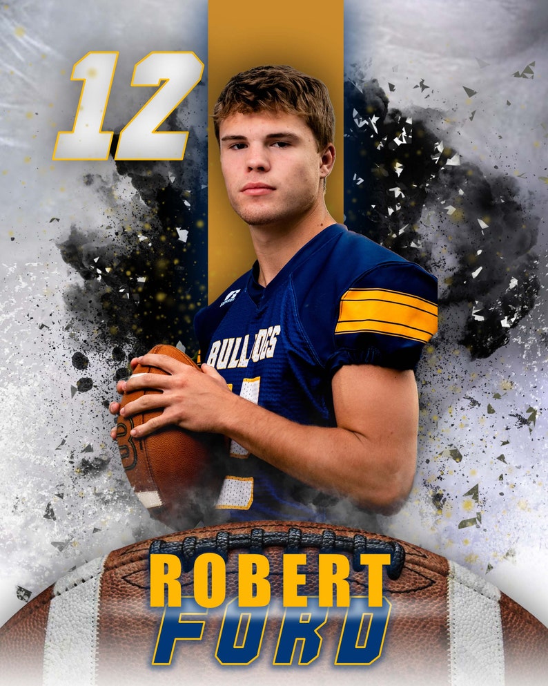 Varsity Sports Banner Template - Etsy