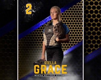 Varsity Sports Banner Template | Etsy