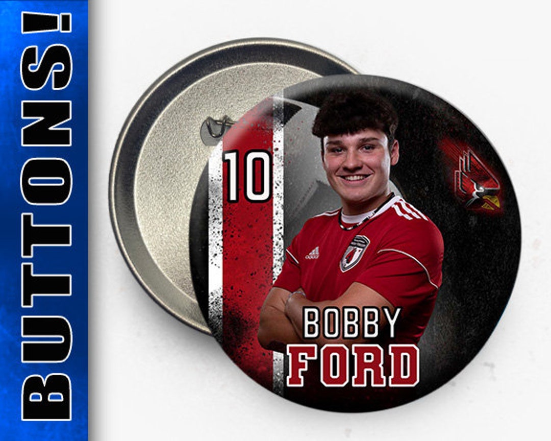 Soccer Button Template - Etsy