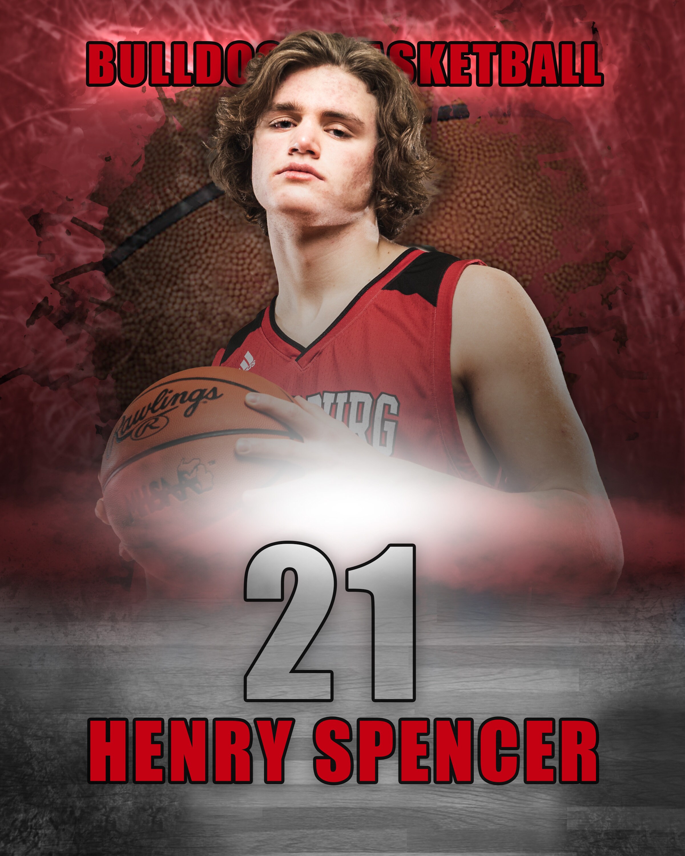 Basketball Senior Banner Template - Etsy
