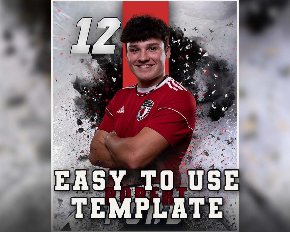 Varsity Soccer Banner Template - Etsy