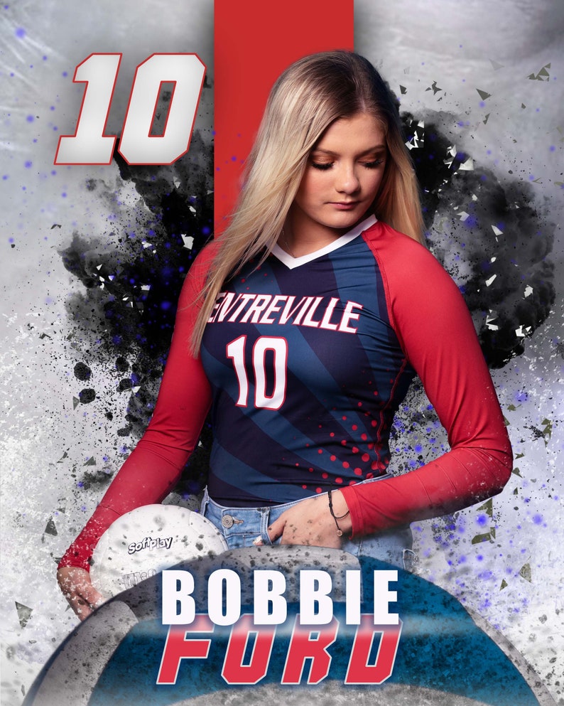 Varsity Sports Banner Template - Etsy